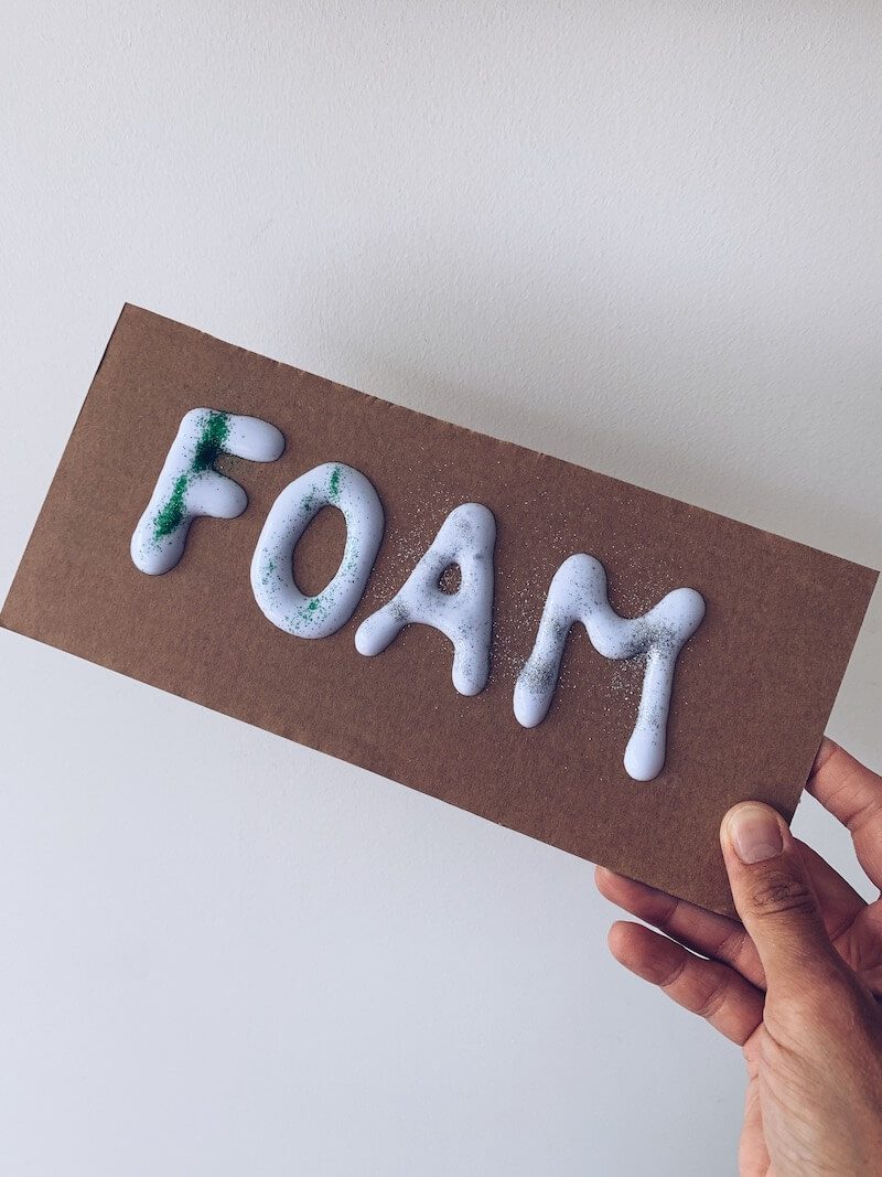 Foam verf zelf maken en tof experimenteren - unicorns & fairytales