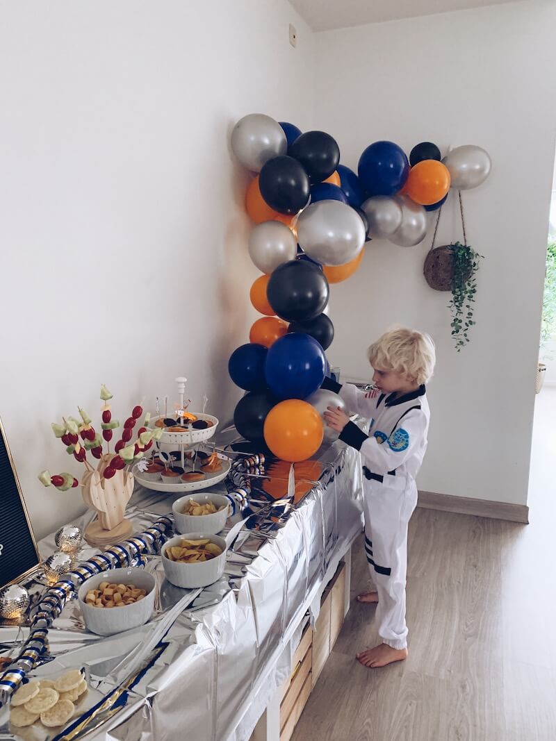 Astronautenfeestje /space party voor kids organiseren-unicorns & fairytales