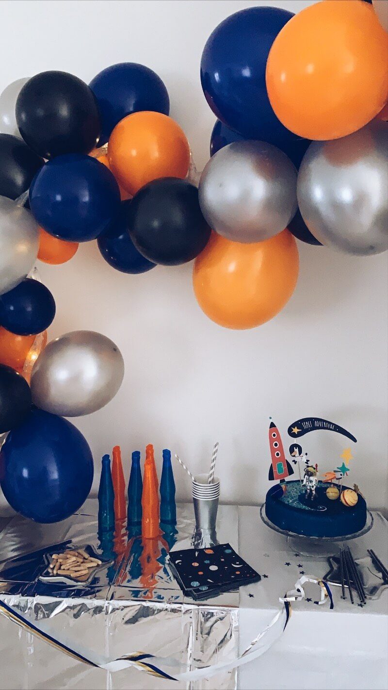 Astronautenfeestje /space party voor kids organiseren-unicorns & fairytales
