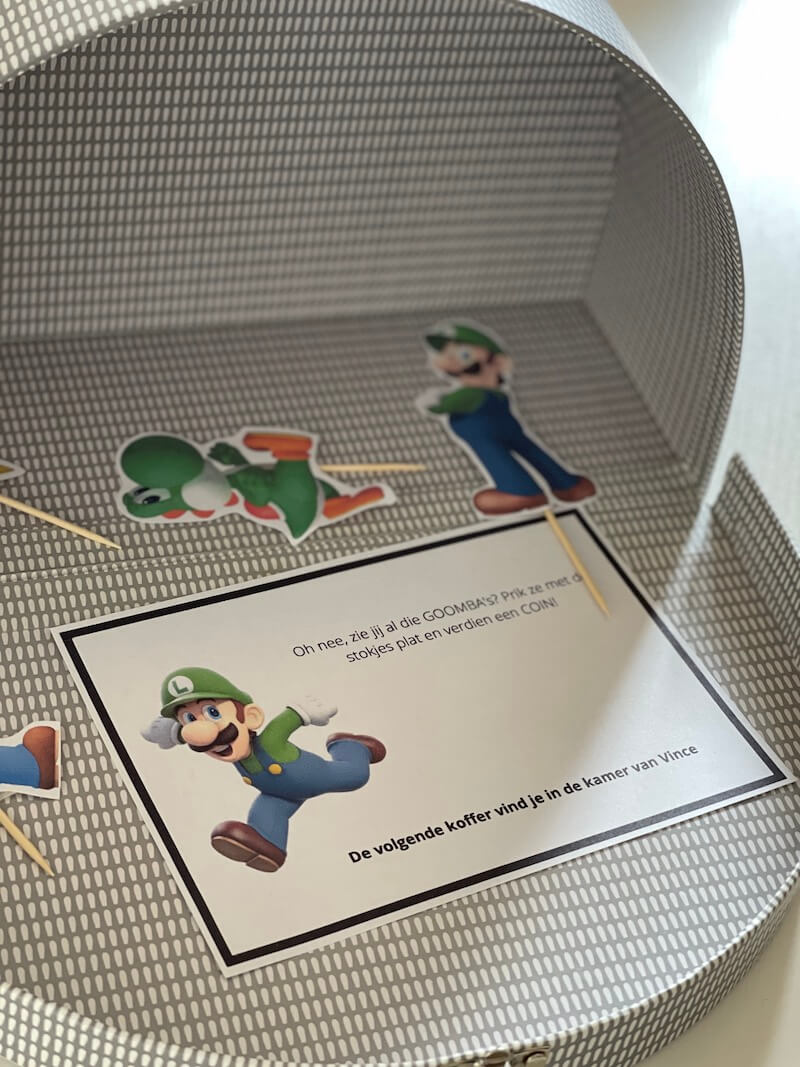 Zoektocht Super Mario Bros voor kinderen - unicorns & fairytales