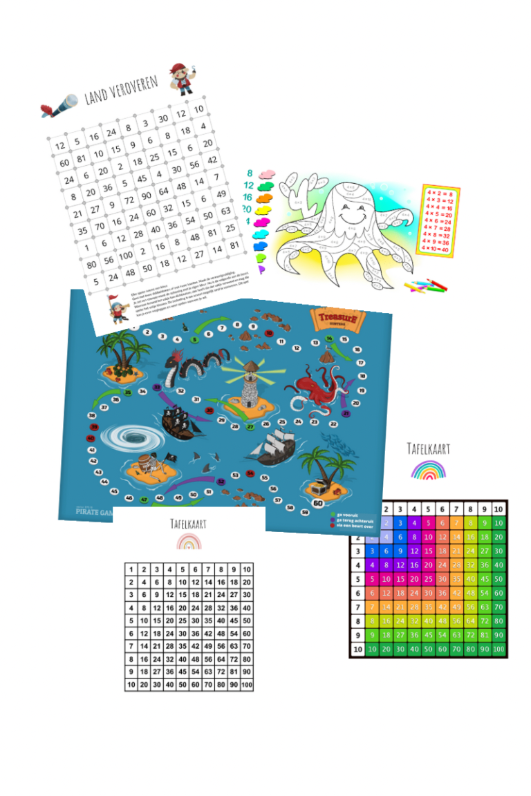 Maaltafels oefenen al spelenderwijs: tips - unicorns & fairytales